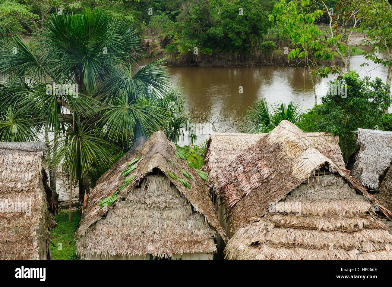 Peru, Peruvian Amazonas landscape. The photo present typical indian ...