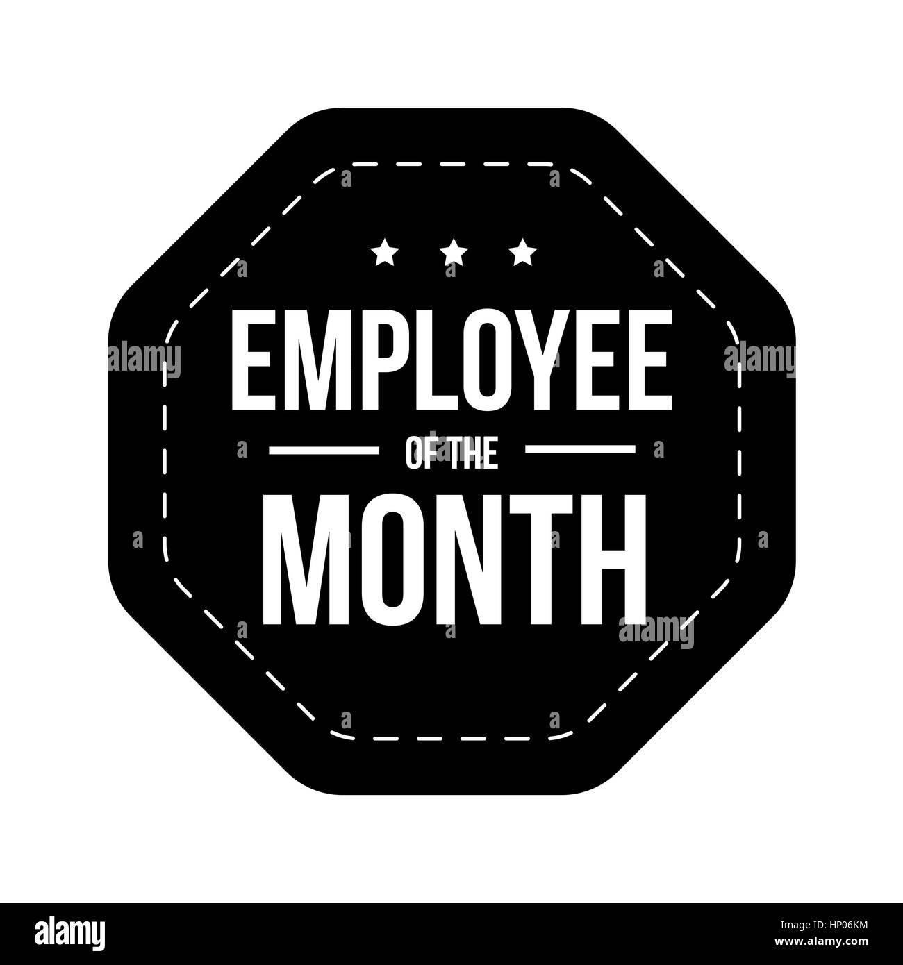 Best employee illustration vector Black and White Stock Photos & Images ...