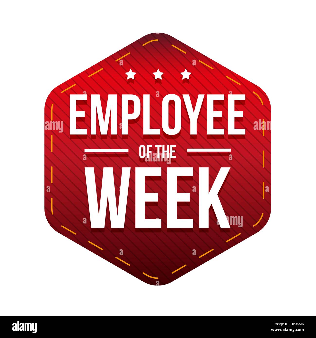 Employee of the Week vector badge Stock Vector Image & Art - Alamy