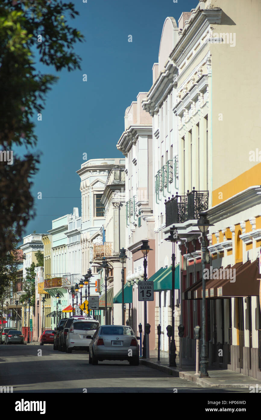 COLONIAL BUILDINGS PLAZA LAS DELICIAS DOWNTOWN PONCE PUERTO RICO Stock ...