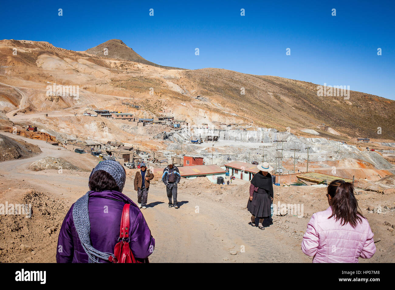 Top of Cerro Rico, Potosi, Bolivia Stock Photo - Alamy