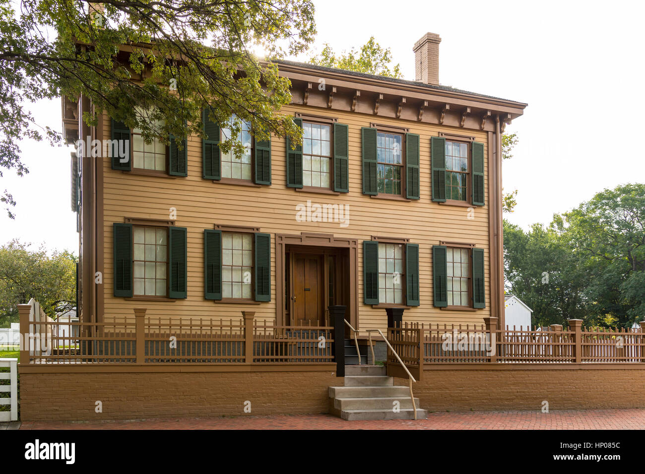 Abraham lincoln home in springfield hi-res stock photography and images ...