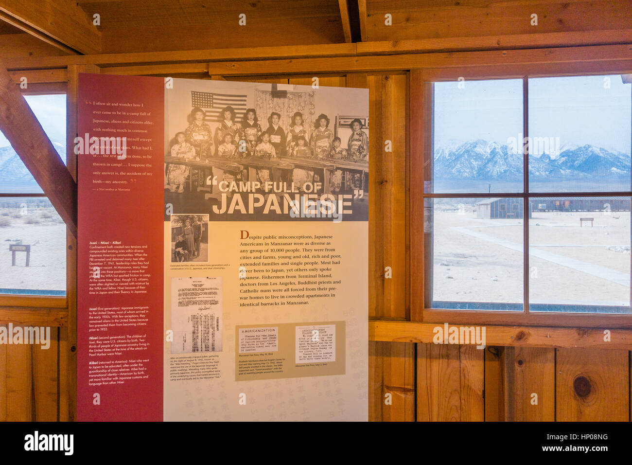 Manzanar housing hi-res stock photography and images - Alamy