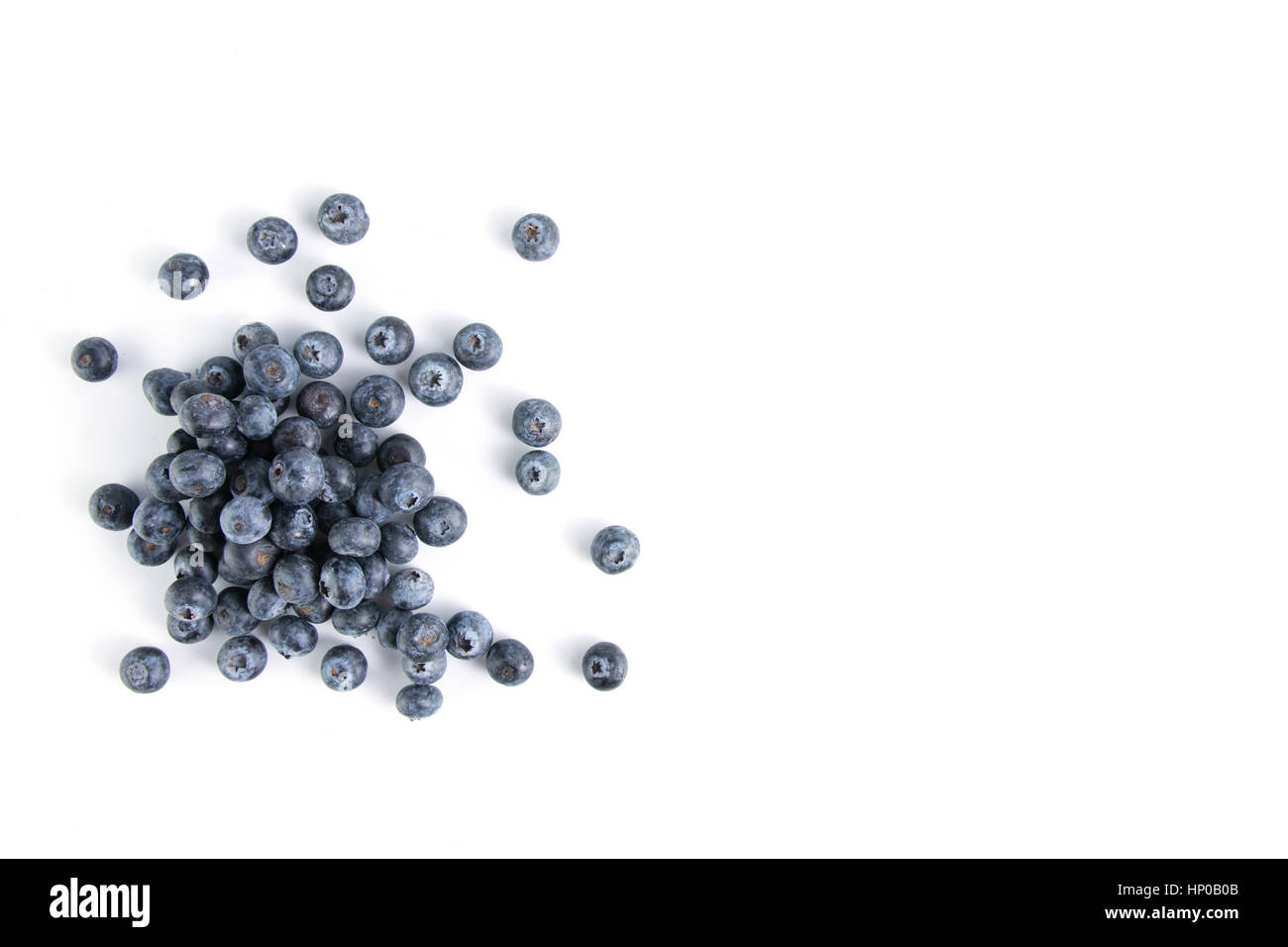 Sweet blueberry in white background Stock Photo - Alamy