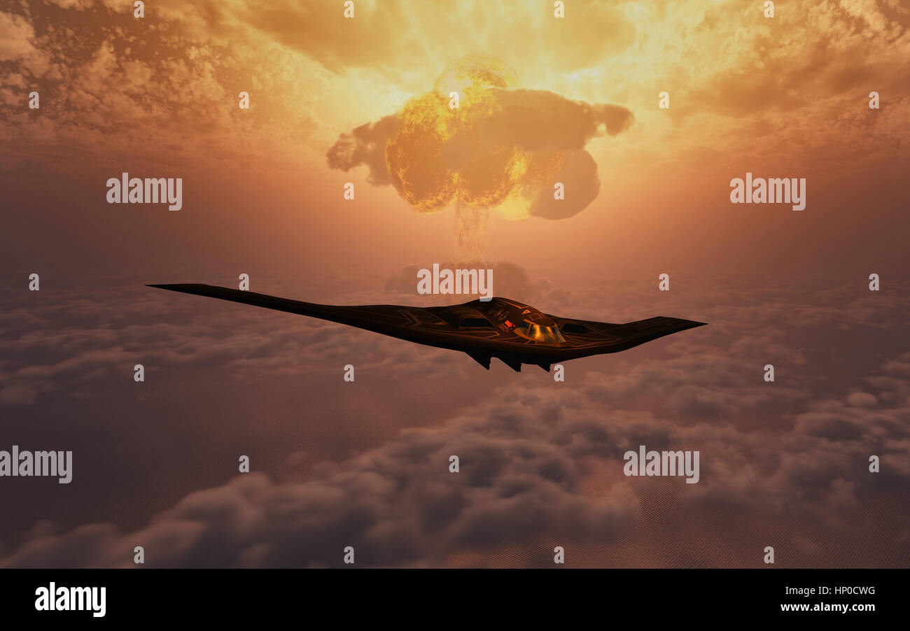 Northrop Grumman B-2 Spirit Stealth Bomber Stock Photo - Alamy