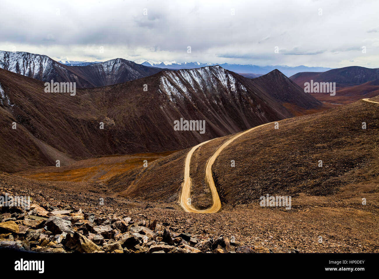 Tien Shan Mountains in Autumn Colors, Xinjiang Autonomous Region, China ...