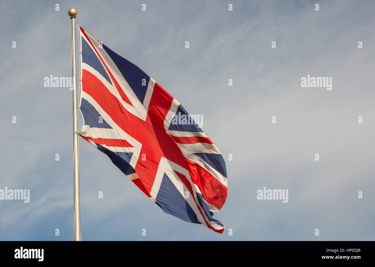 Pennant with union jack hi-res stock photography and images - Alamy