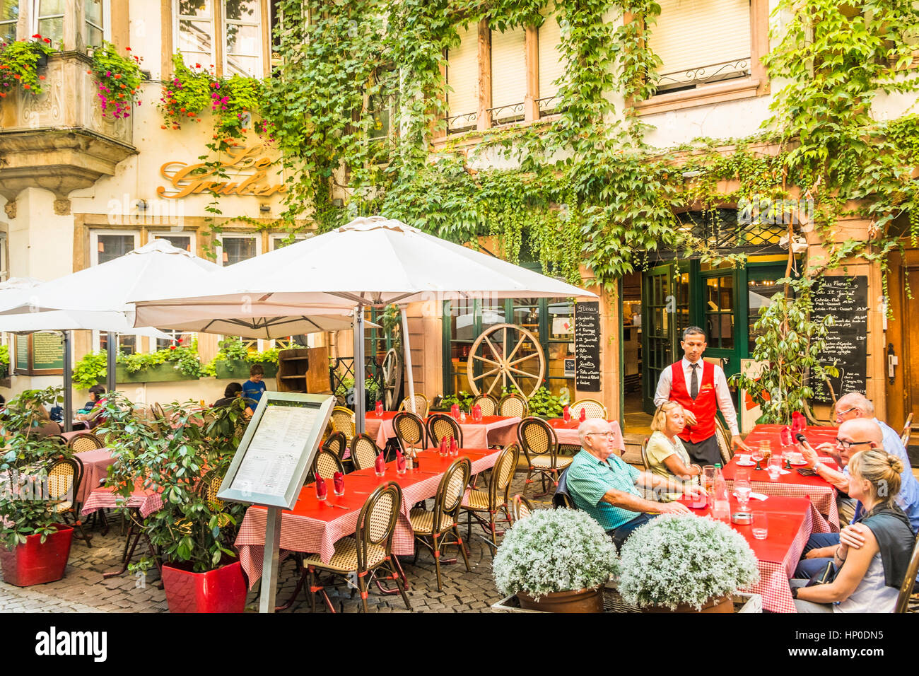 le gruber, restaurant, traditional alsatian cuisine Stock Photo - Alamy