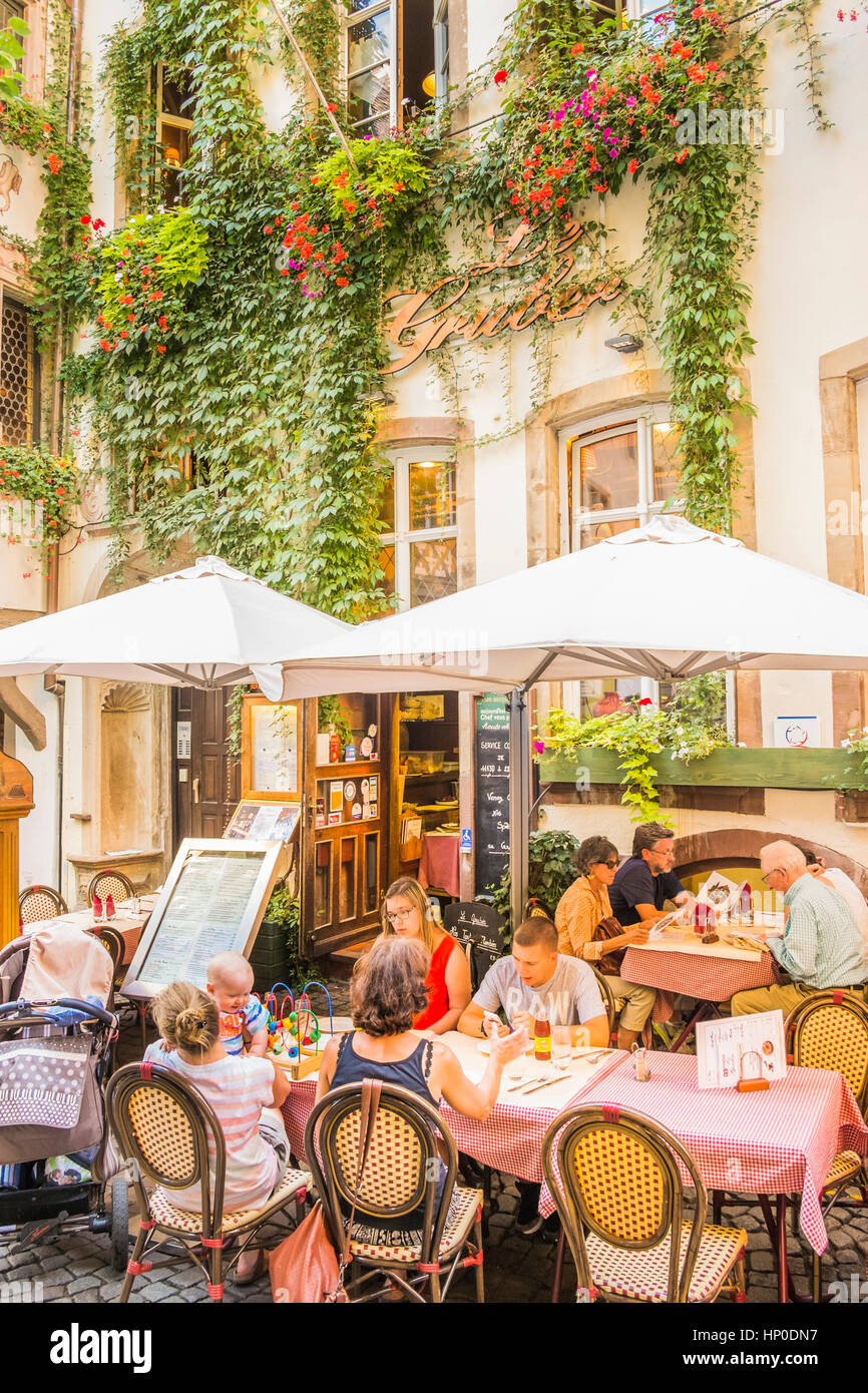 le gruber, restaurant, traditional alsatian cuisine Stock Photo - Alamy
