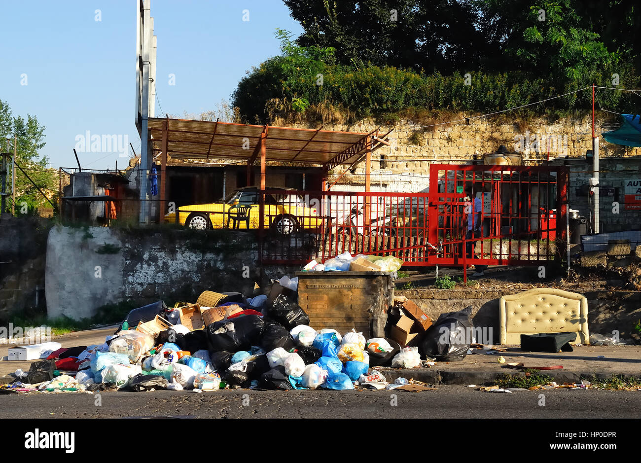 August 2011. Still serious waste emergency in Naples. In cities the ...