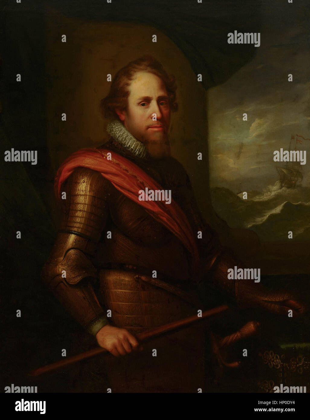 Portrait of Maurice, Prince of Orange, after Michiel van Mierevelt ...