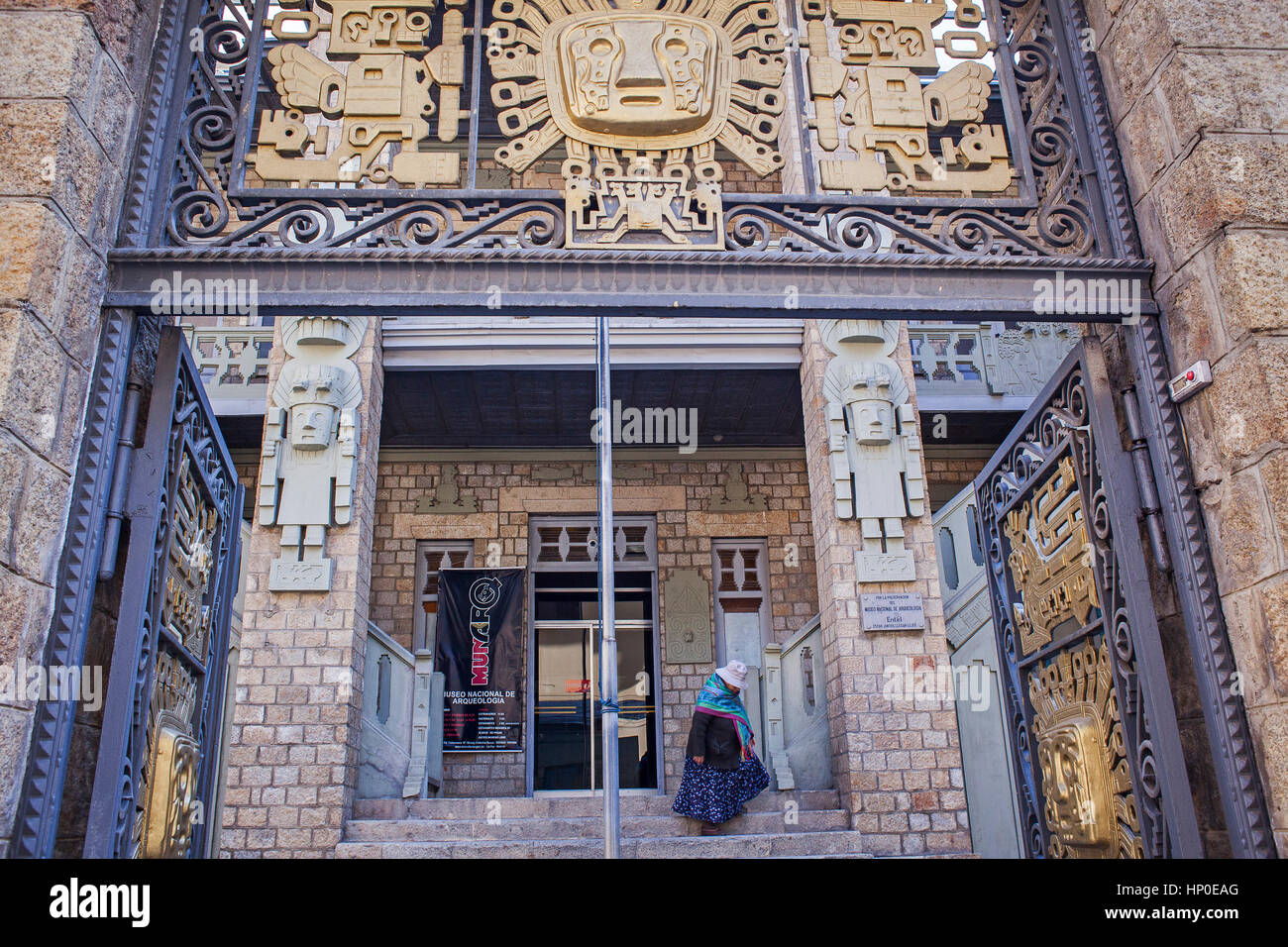 National Museum of archeology, La Paz, Bolivia Stock Photo - Alamy