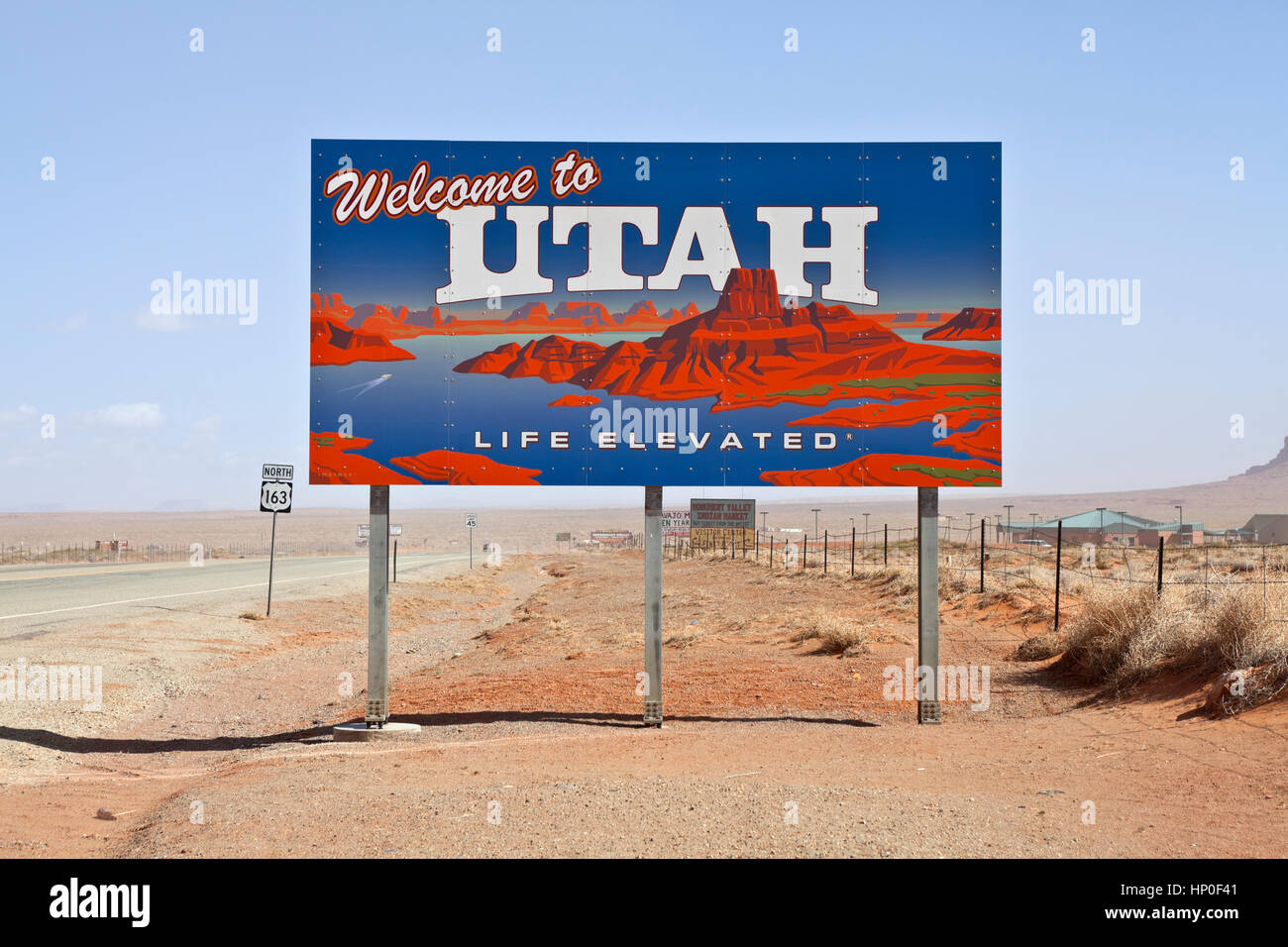 Welcome arizona state sign arizona hi-res stock photography and images ...