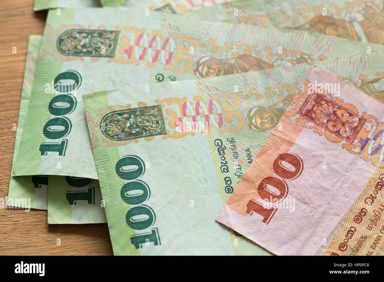 Sri Lanka rupee money Stock Photo - Alamy