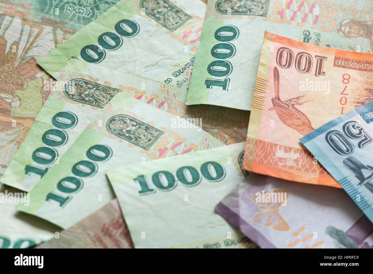 Sri Lanka rupee money Stock Photo - Alamy
