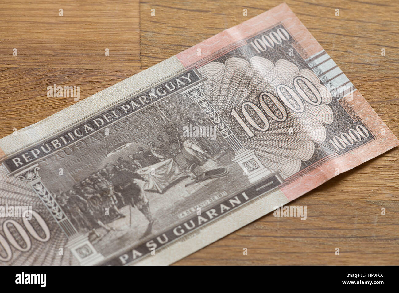 Paraguay money / Guarani Stock Photo - Alamy