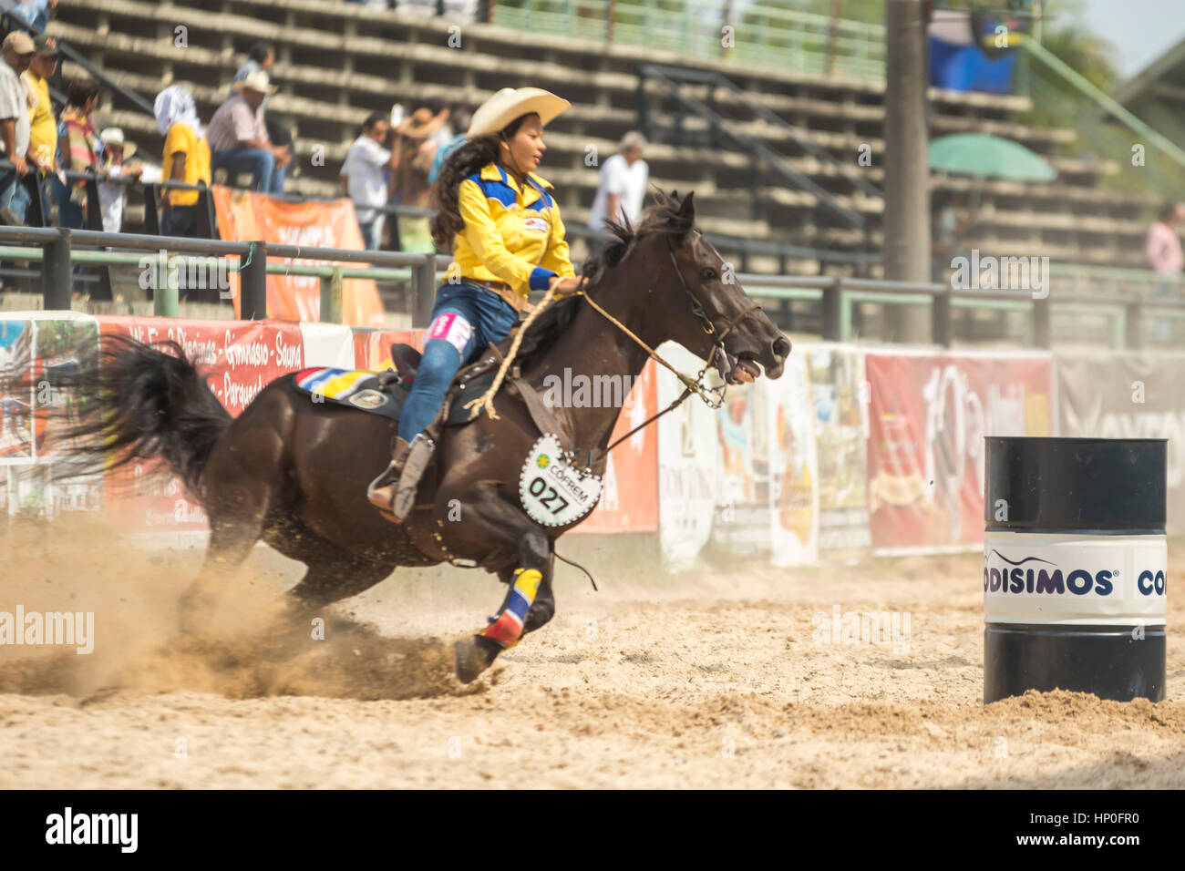 Barrel racing hi-res stock photography and images - Alamy