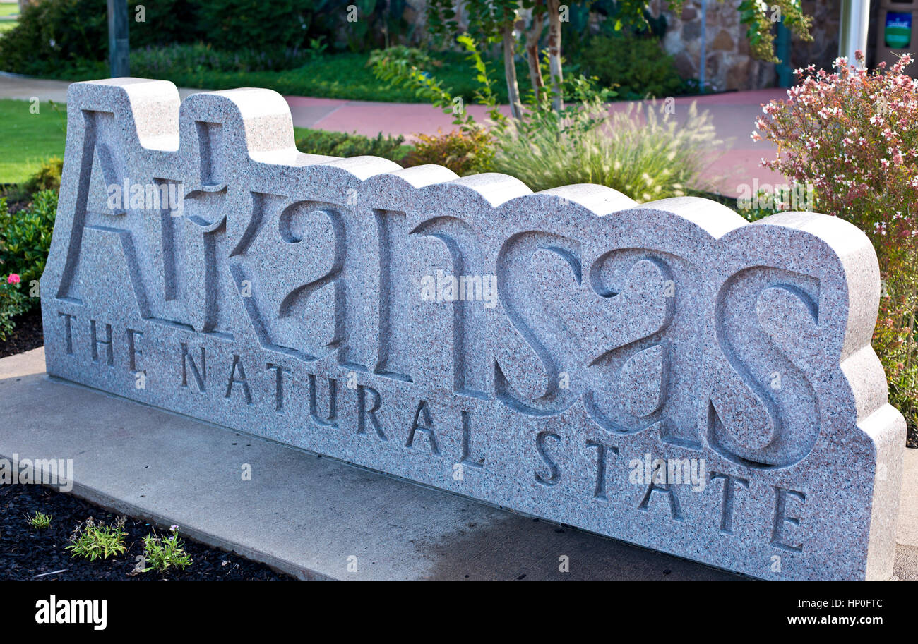 Welcome To Arkansas Sign High Resolution Stock Photography and Images ...