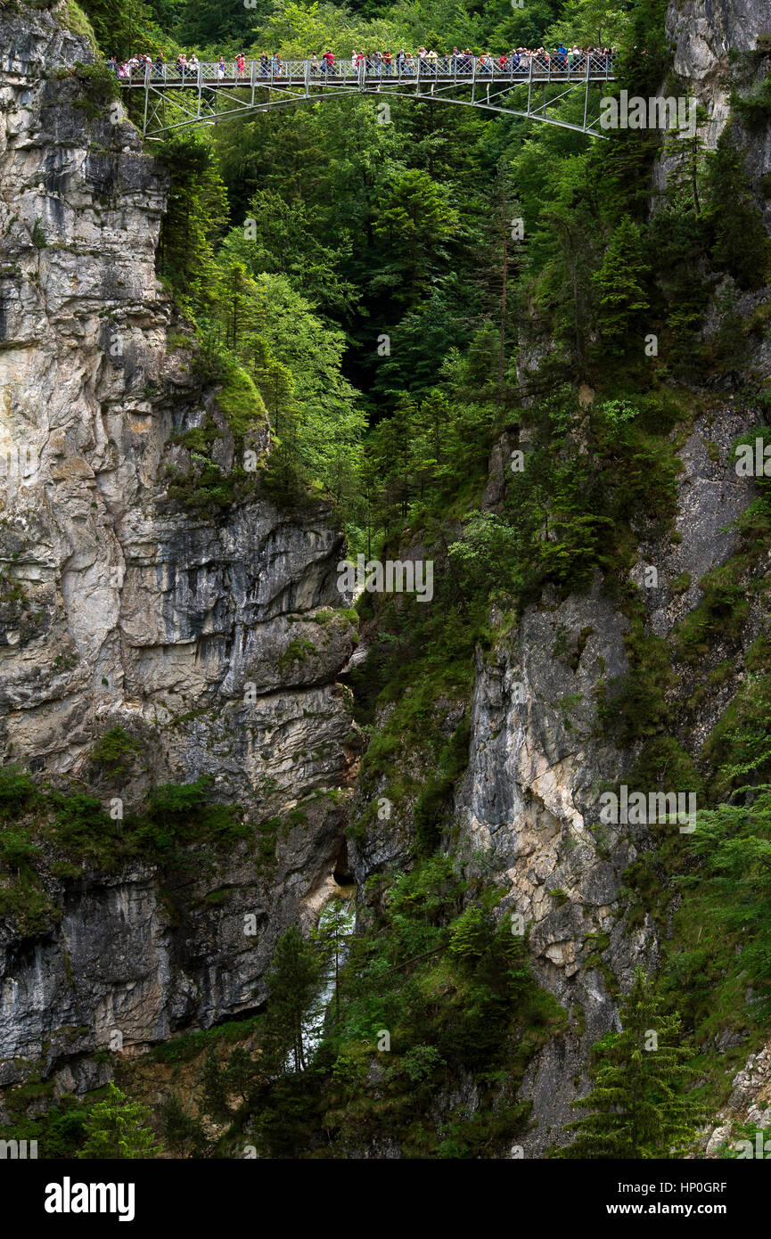 Marienbrücke (Mary's Bridge) near Neuschwanstein Castle Stock Photo - Alamy