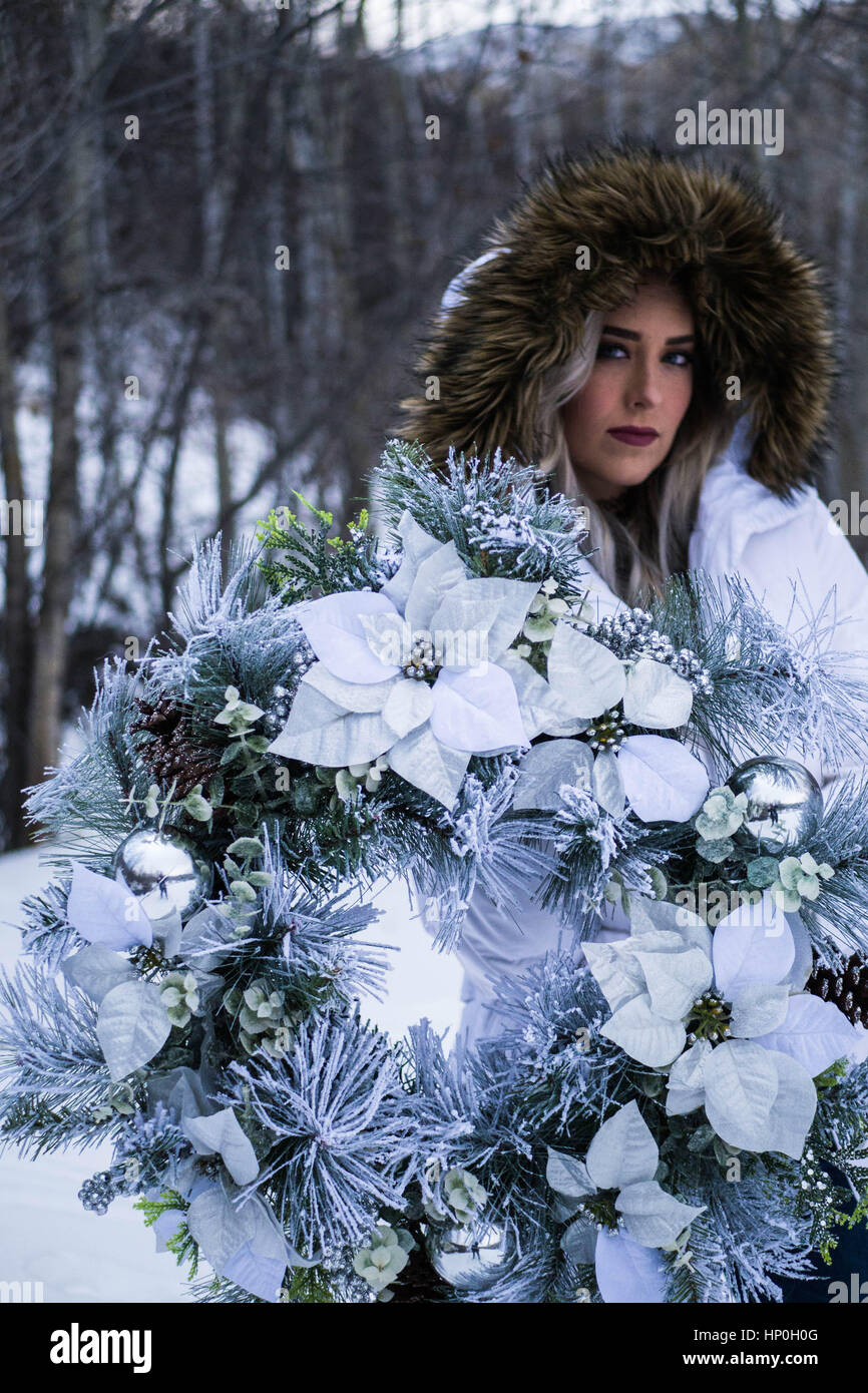 shots in the snow Stock Photo - Alamy
