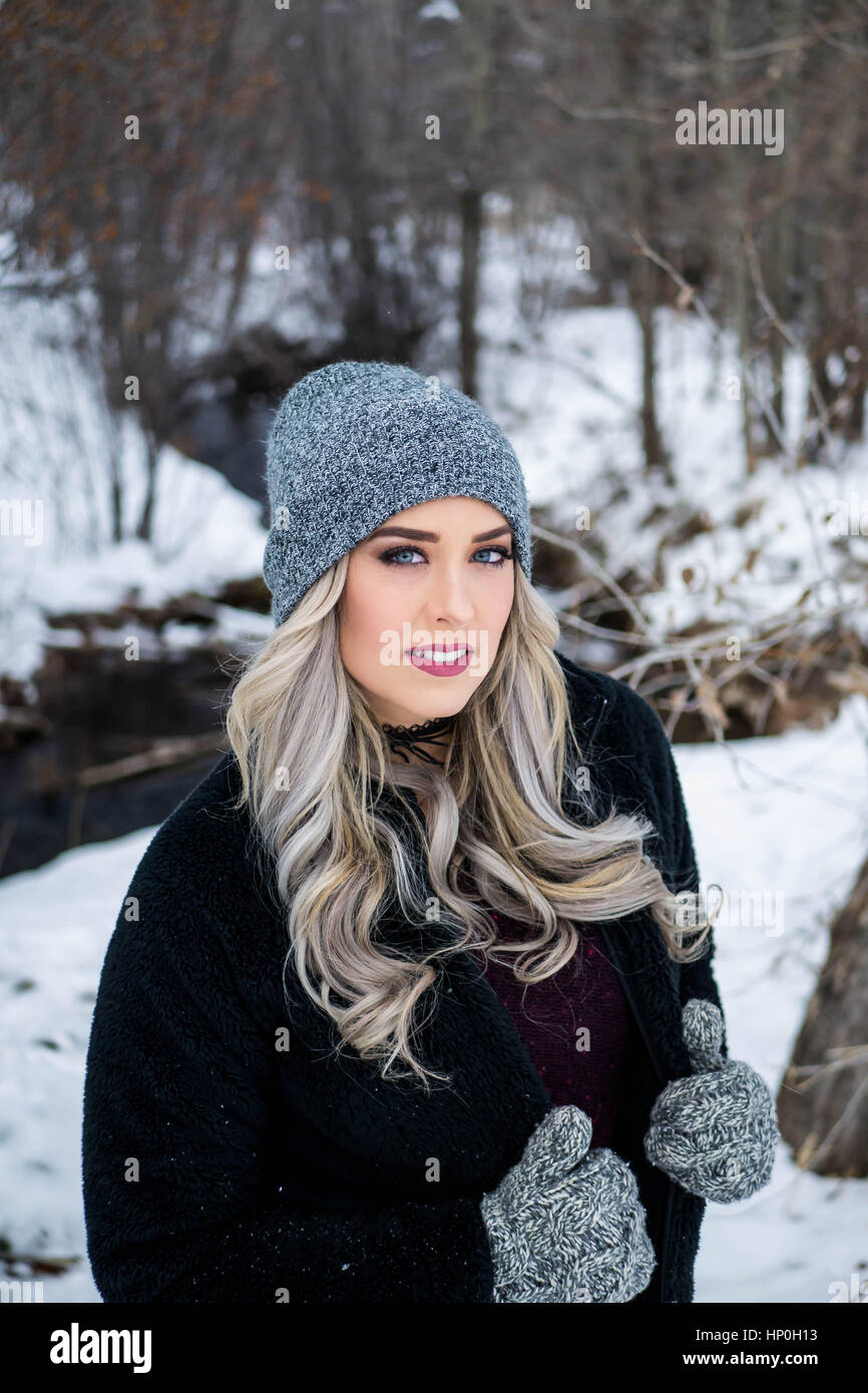 shots in the snow Stock Photo - Alamy