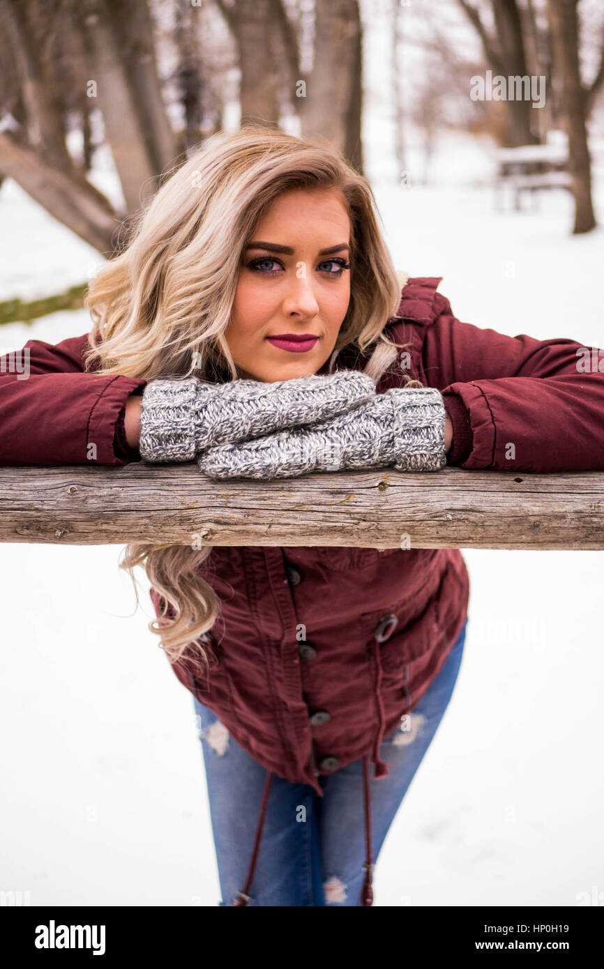shots in the snow Stock Photo - Alamy