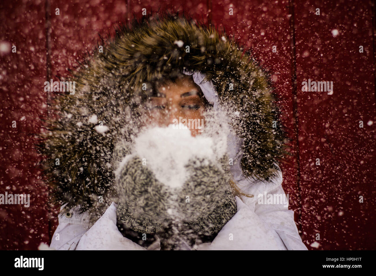 shots in the snow Stock Photo - Alamy