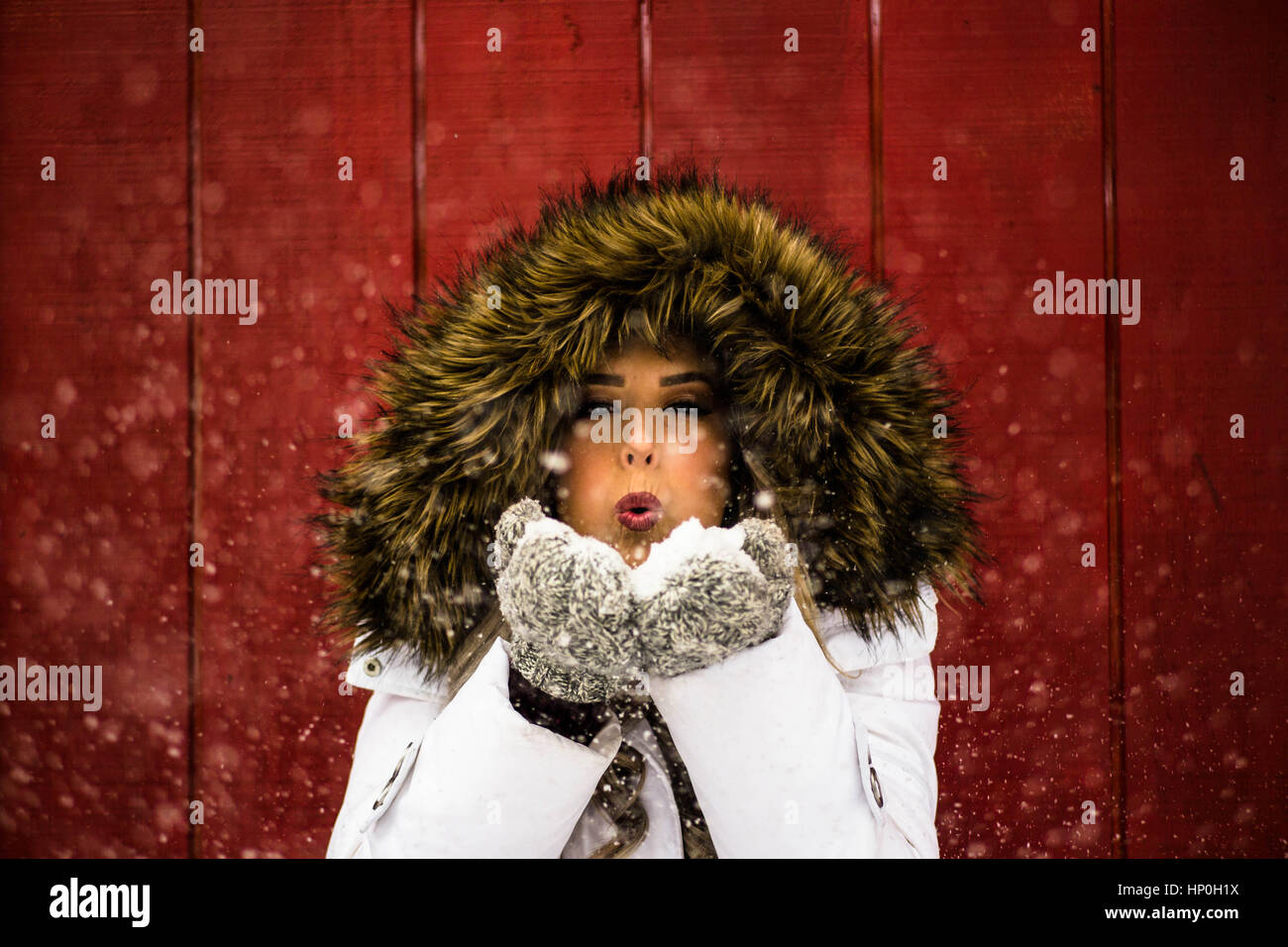 shots in the snow Stock Photo - Alamy