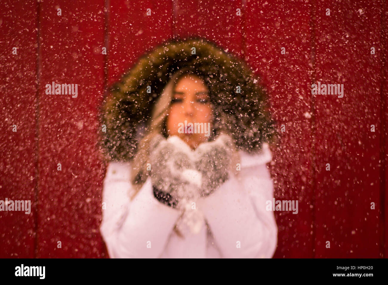shots in the snow Stock Photo - Alamy