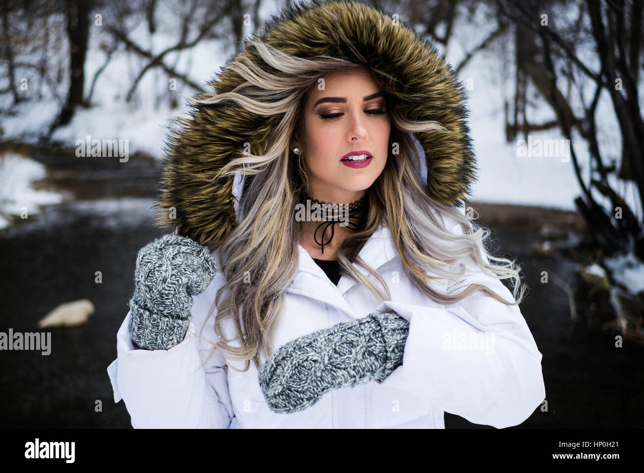 shots in the snow Stock Photo - Alamy