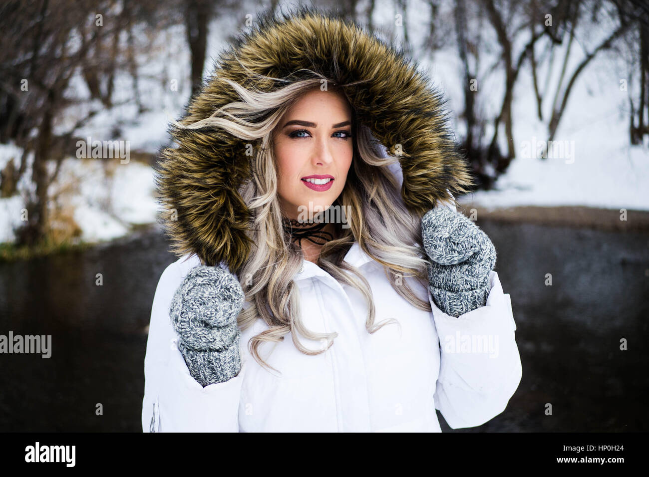shots in the snow Stock Photo - Alamy