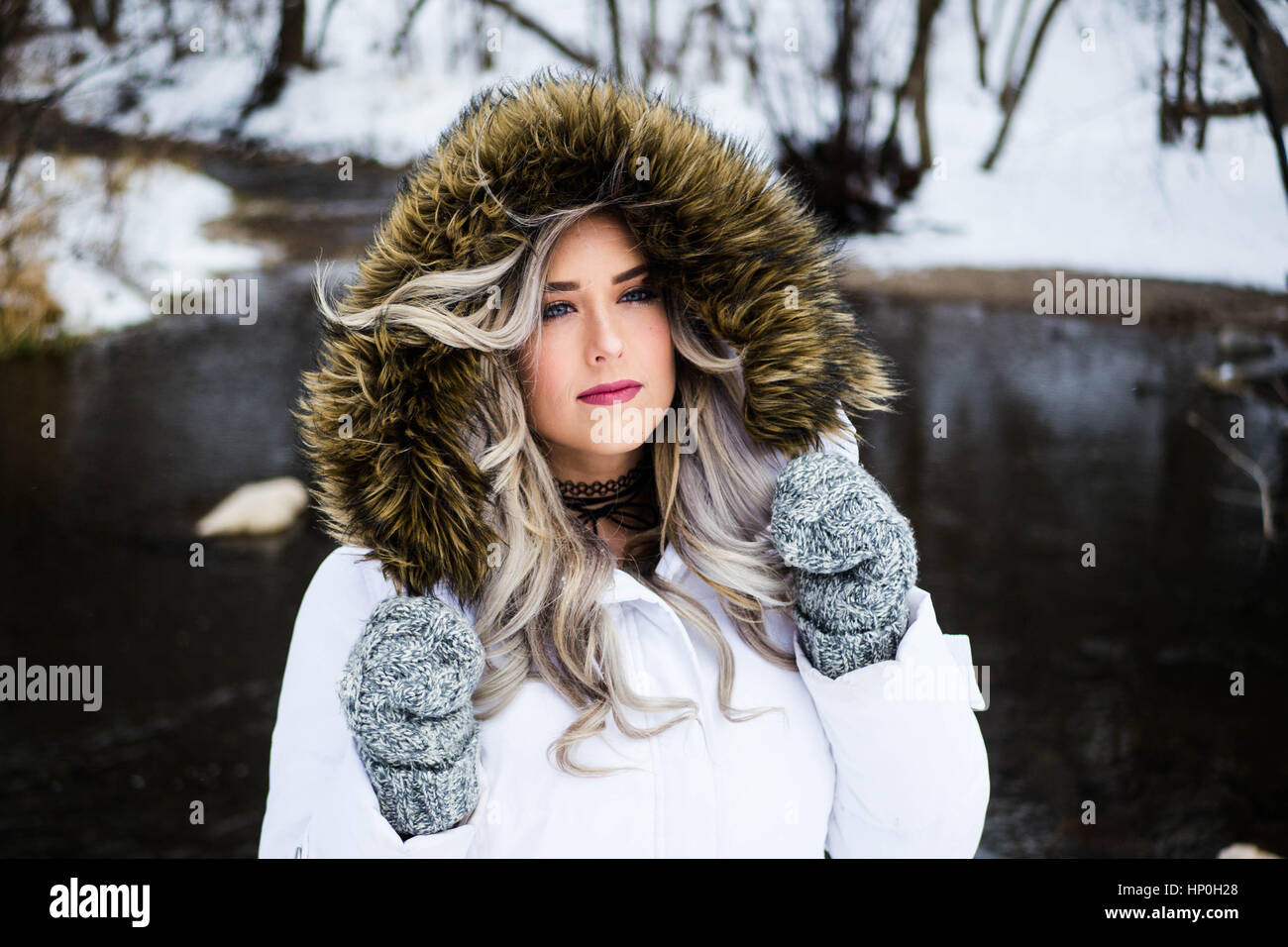 shots in the snow Stock Photo - Alamy