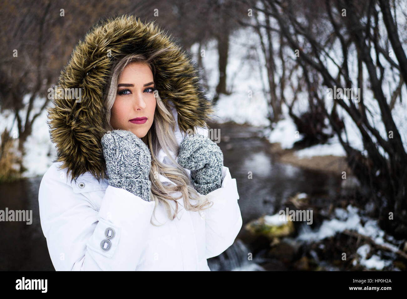 shots in the snow Stock Photo - Alamy