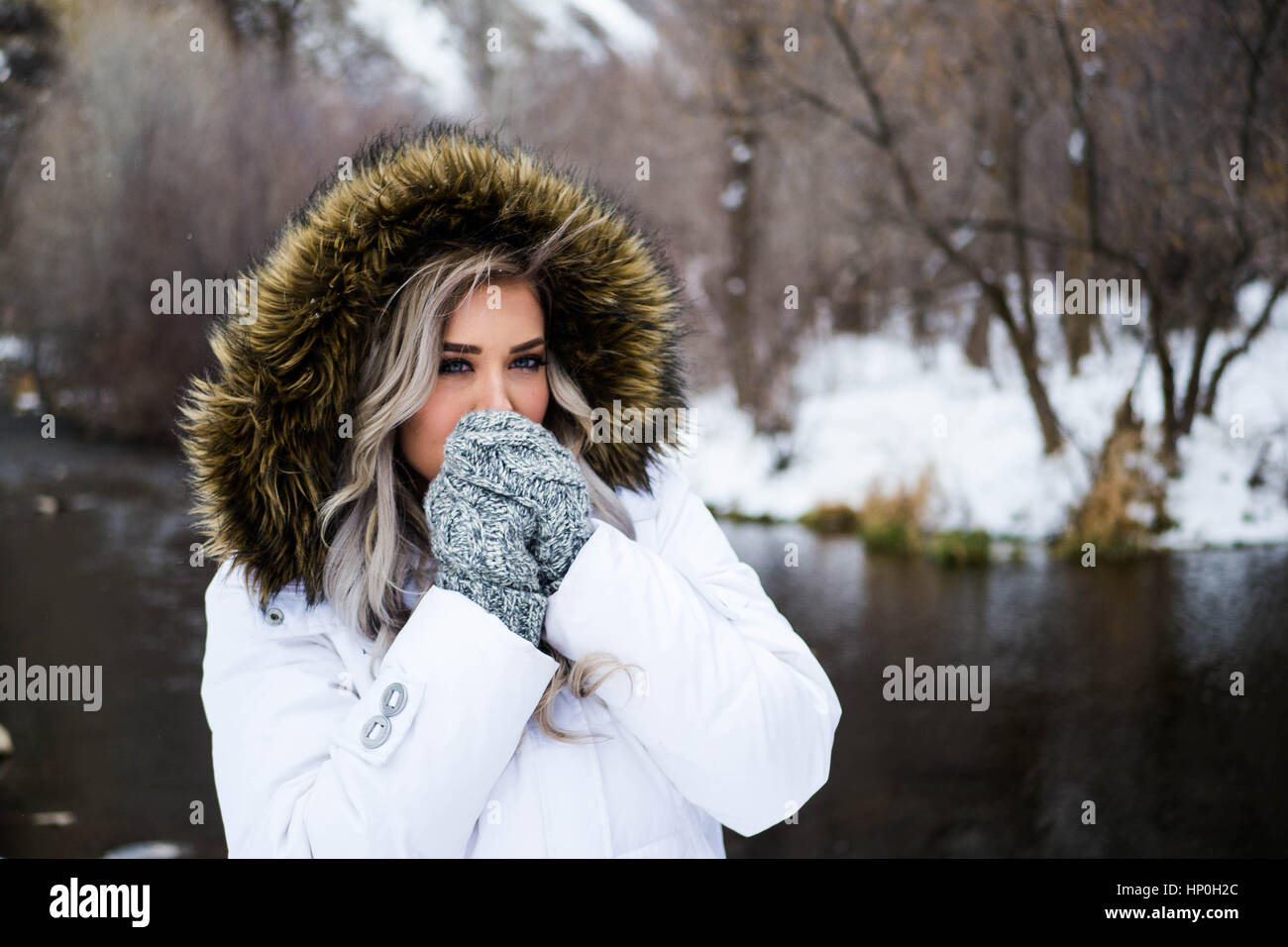shots in the snow Stock Photo - Alamy
