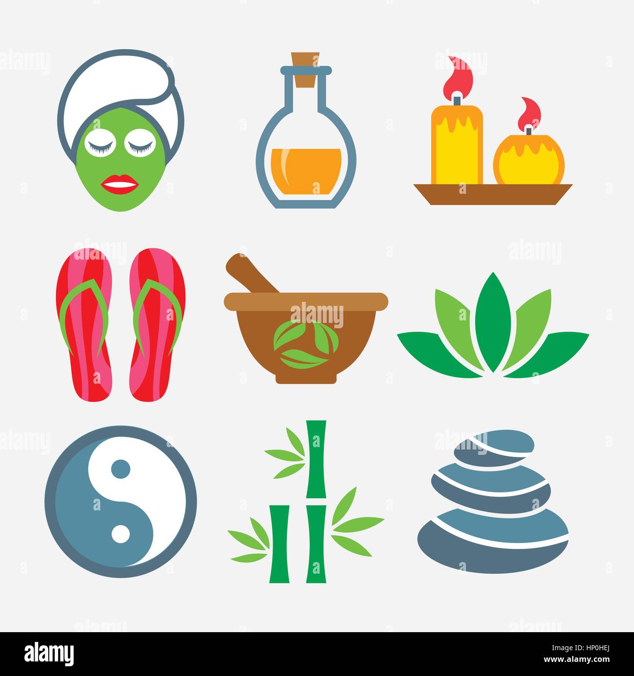 Spa face mask Stock Vector Images - Alamy