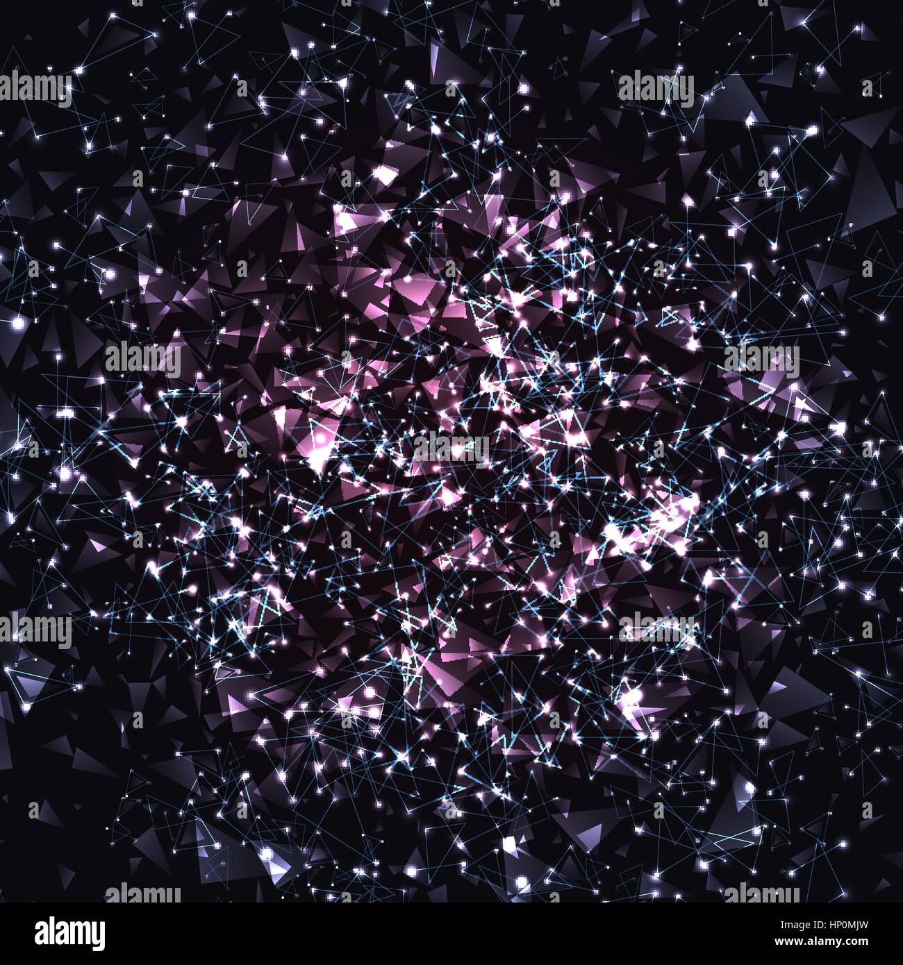 Technology abstract particles hi-res stock photography and images - Alamy