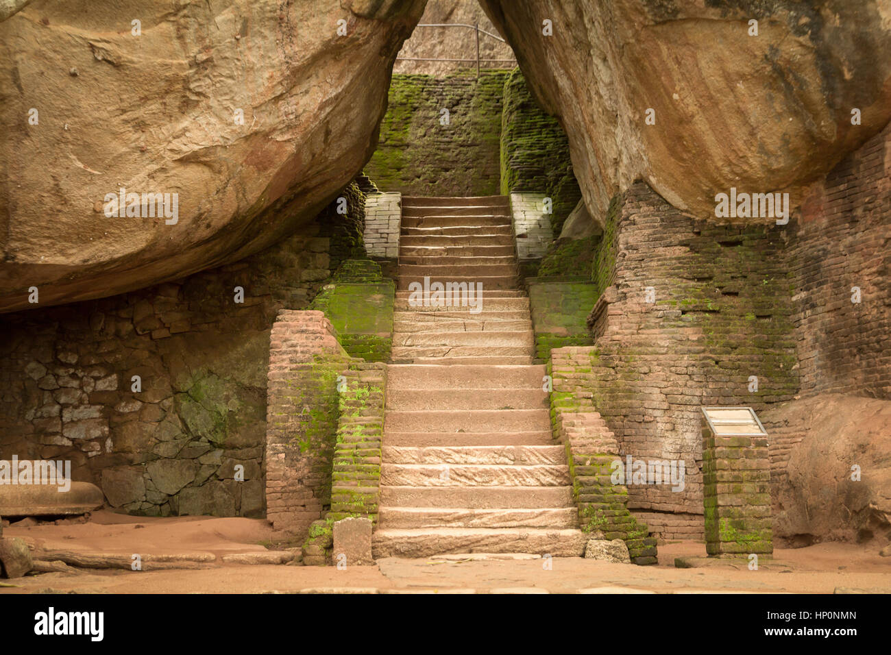 stairs leading to sigiriya Stock Photo - Alamy