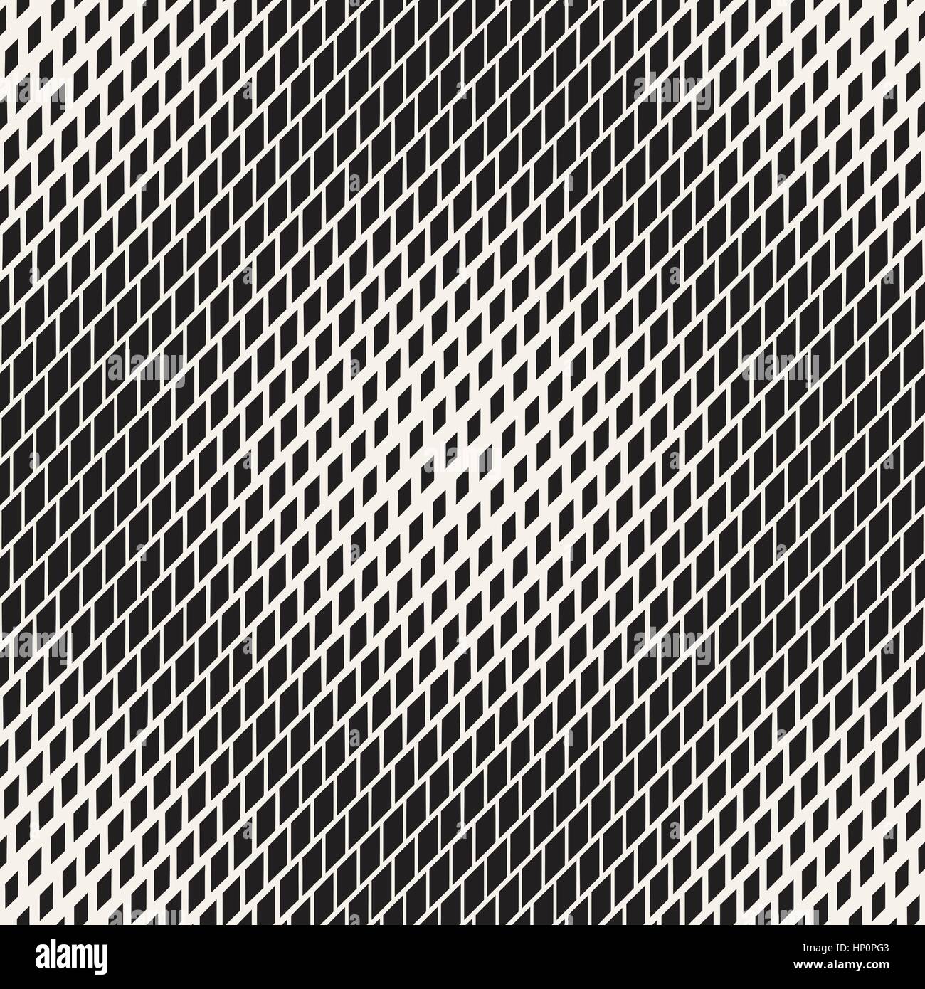 Stylish Minimalistic Halftone Grid. . Vector Seamless Black and White ...