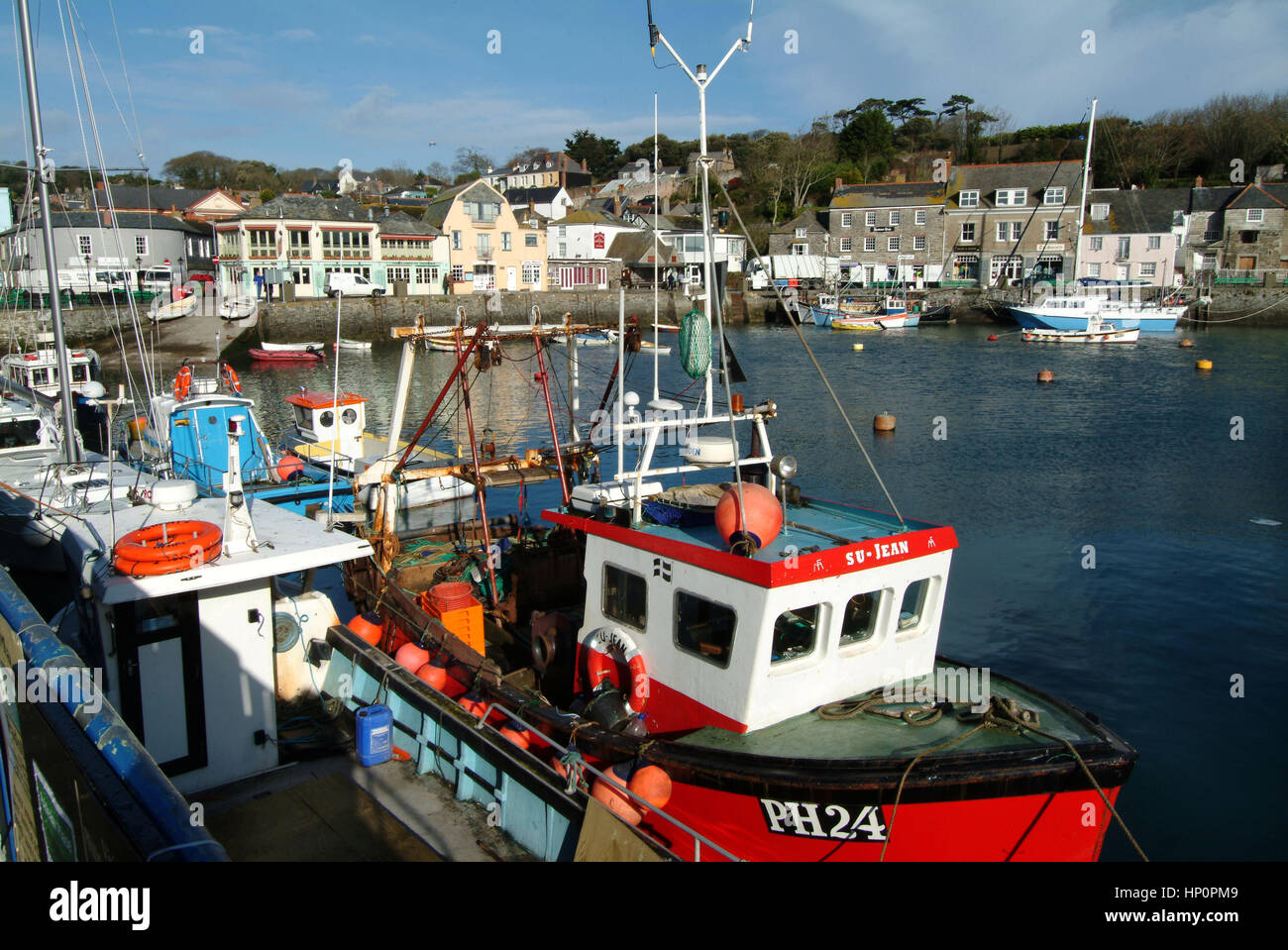 Chef and restaurant owner Rick Stein in Padstow harbour, Cornwall, UK ...