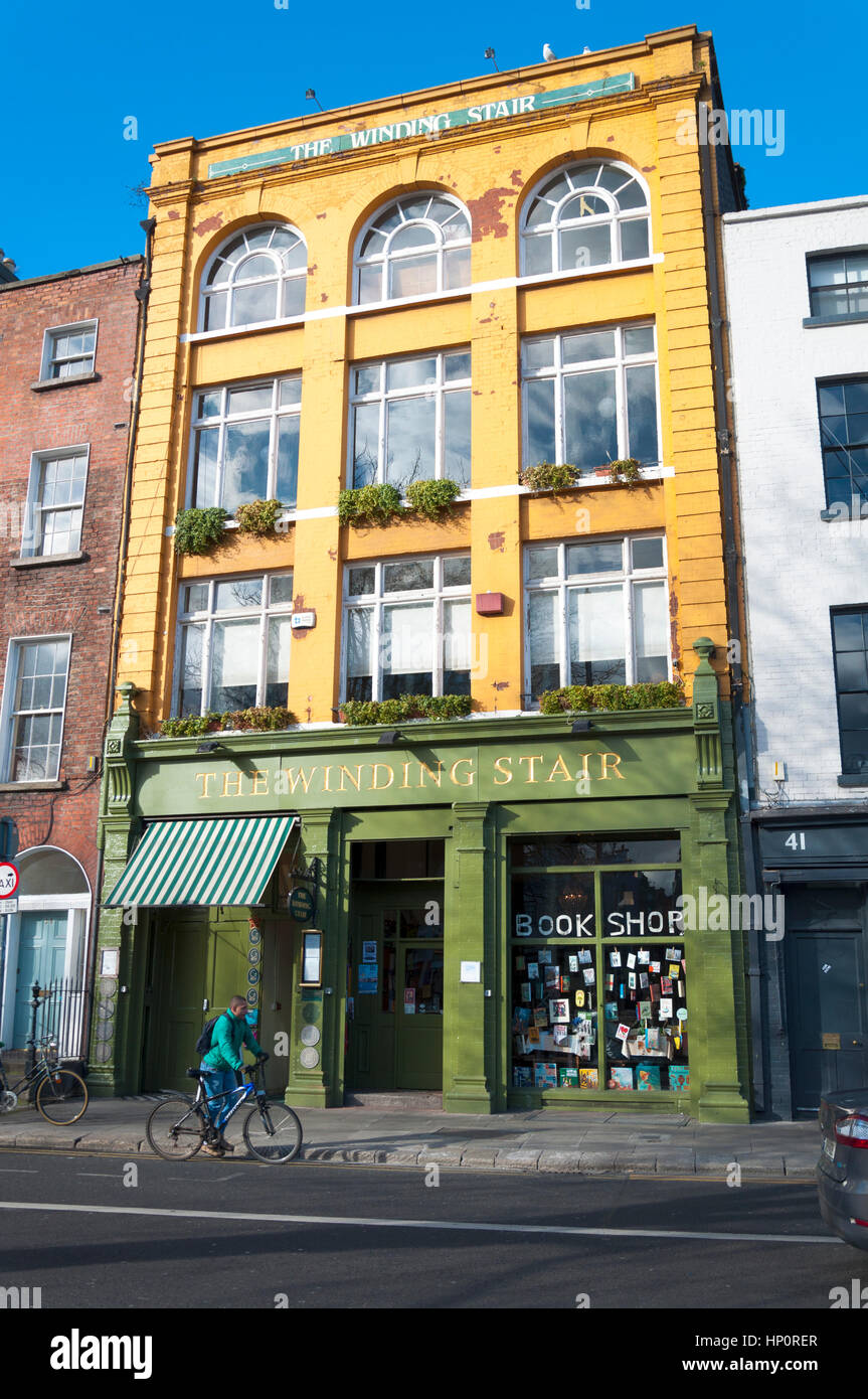 The Winding Stair bookshop in Dublin, Ireland Stock Photo - Alamy