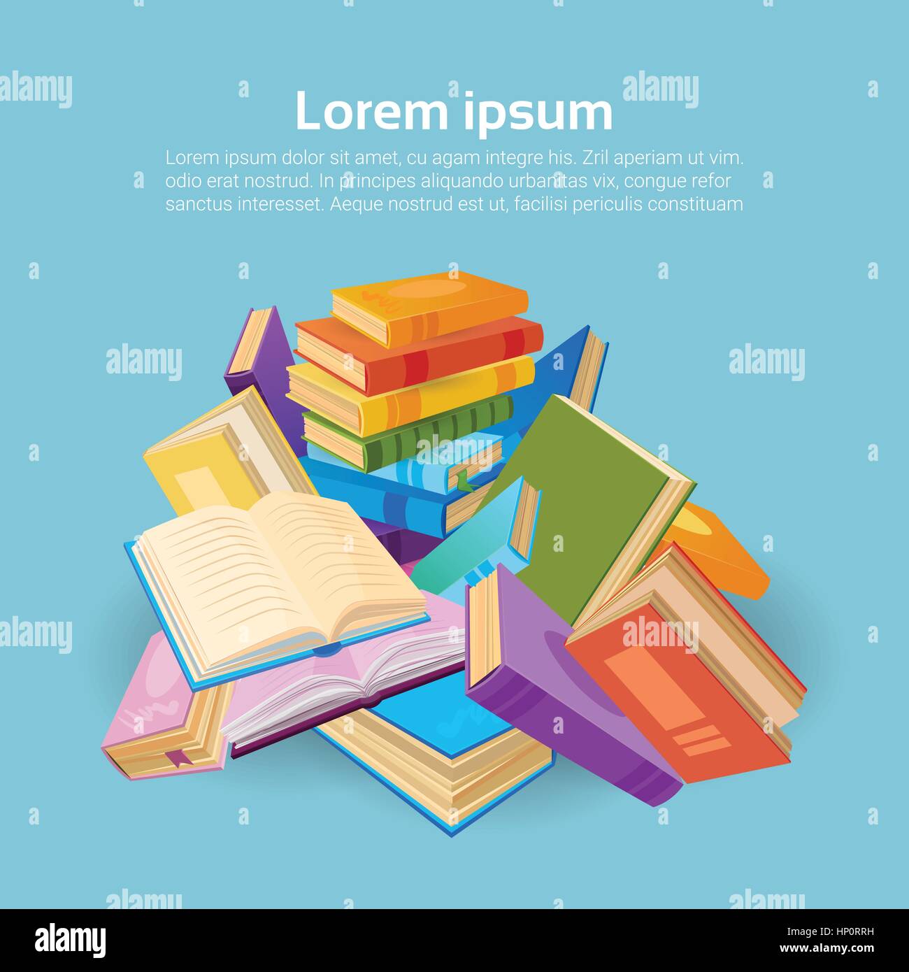 Books Stack School Education Concept Stock Vector Image & Art - Alamy