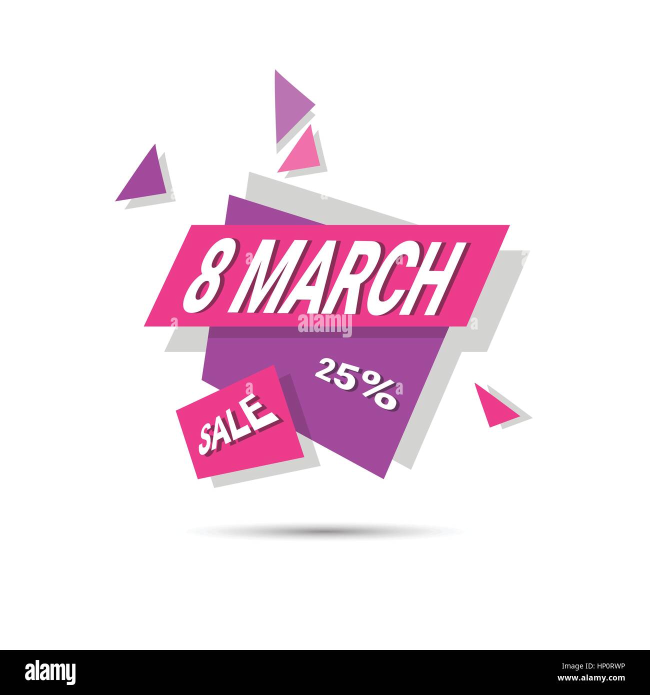 8 March International Women Day Sale Shopping Discount Stock Vector ...