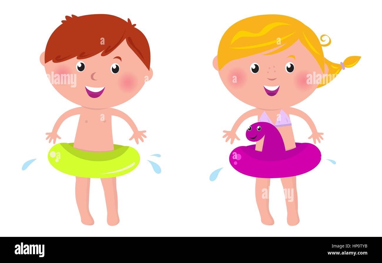 Kid splashing swimming pool Cut Out Stock Images & Pictures - Alamy