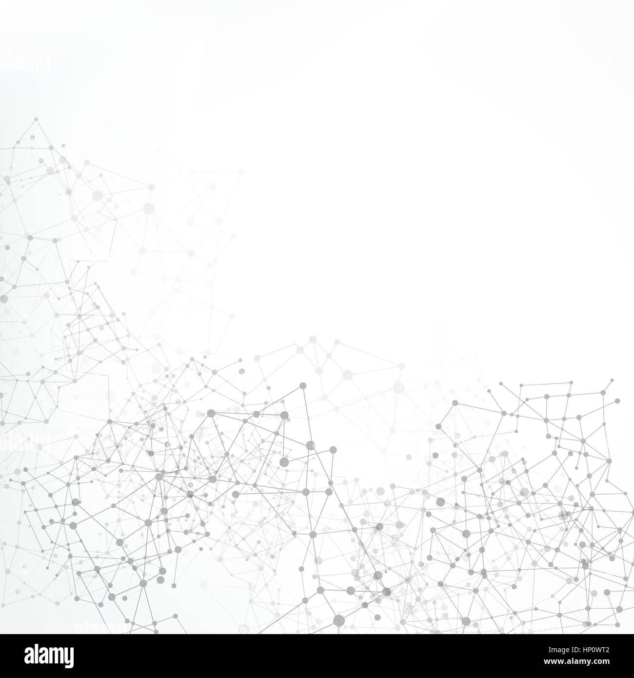 Abstract Background Network Connect Concept With Dot And Link Line Element Vector Illustration