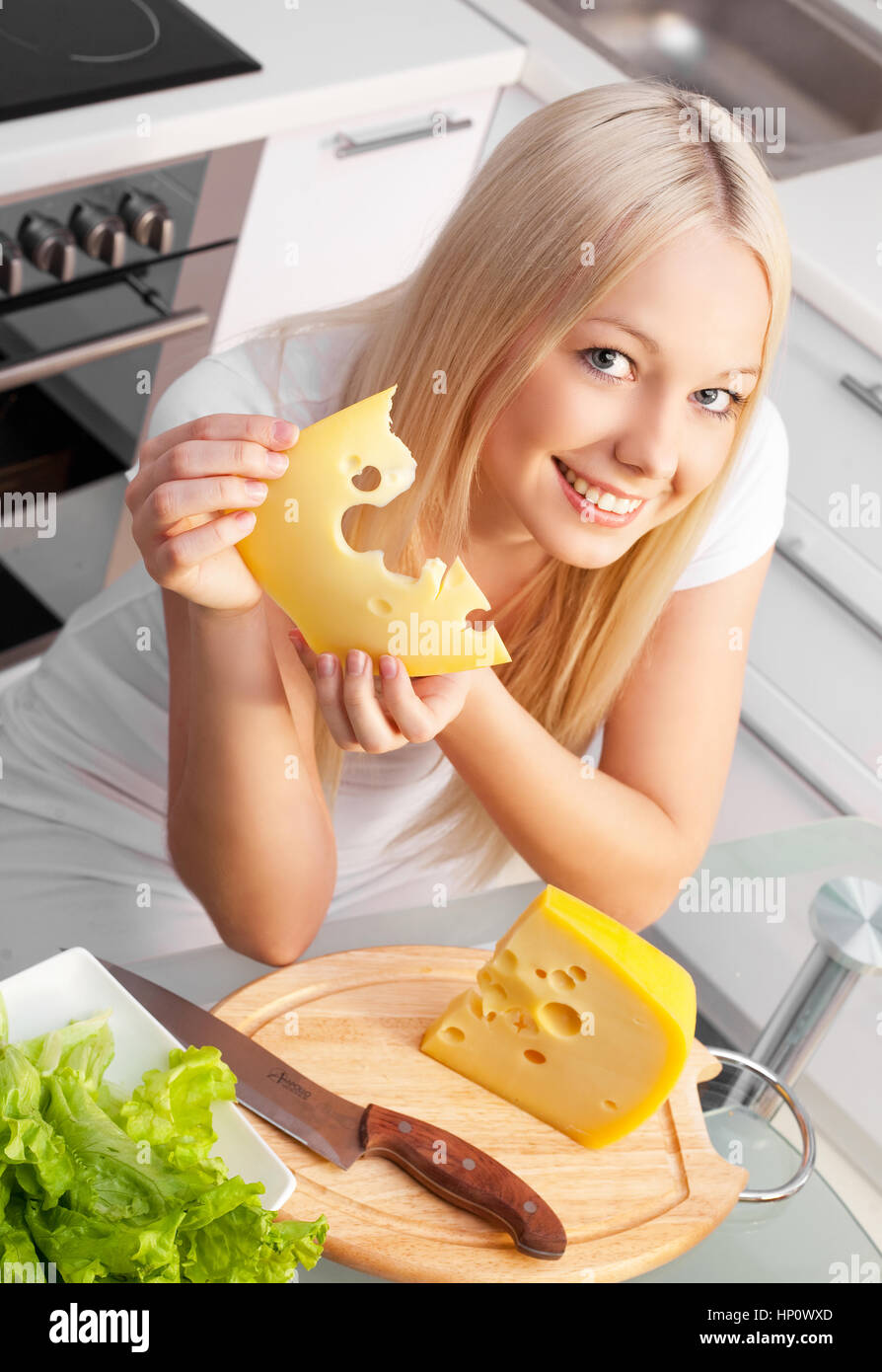 Yellow young cheese with pepper hi-res stock photography and images - Alamy