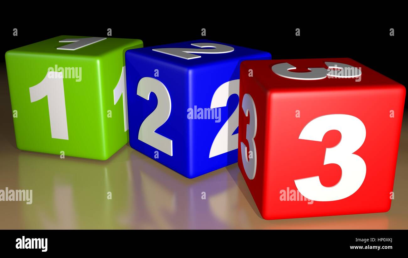 123 cubes hi-res stock photography and images - Alamy