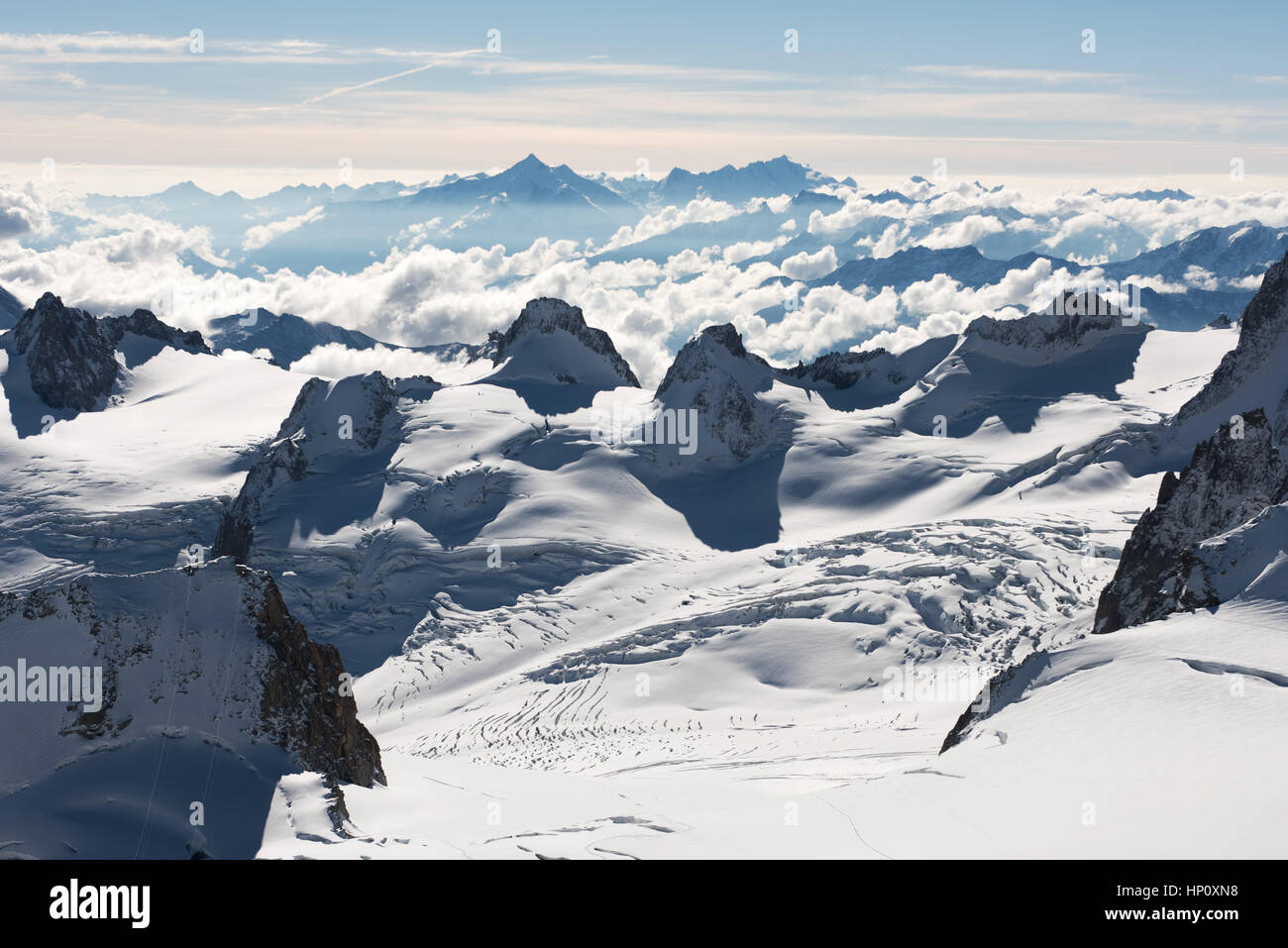 Snow capped scenery beautiful scenery no one to nature hi-res stock ...