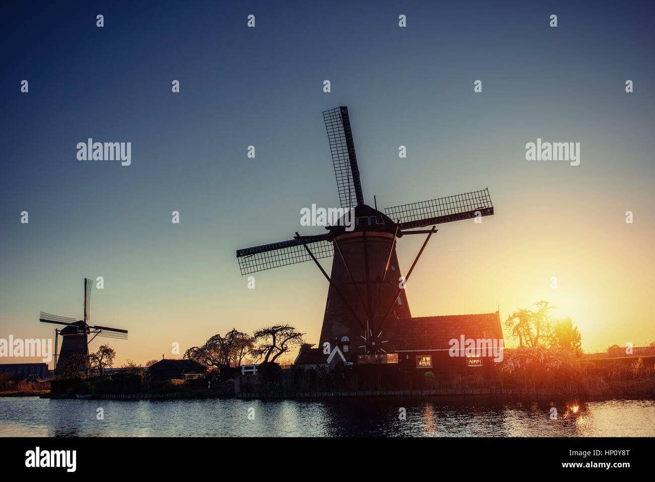 Traditional dutch windmills from channel hi-res stock photography and ...