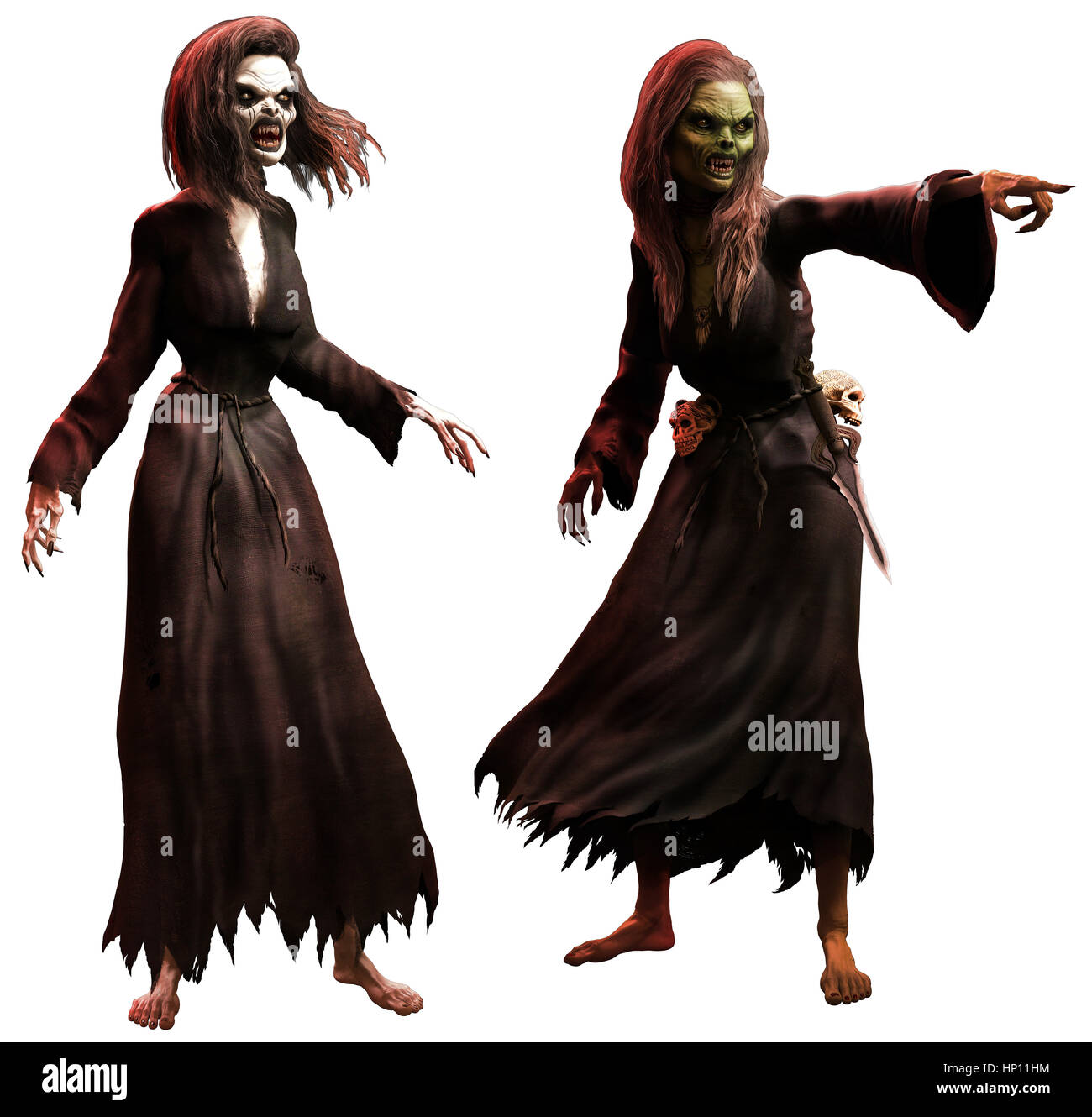 Scary halloween witches Cut Out Stock Images & Pictures - Alamy