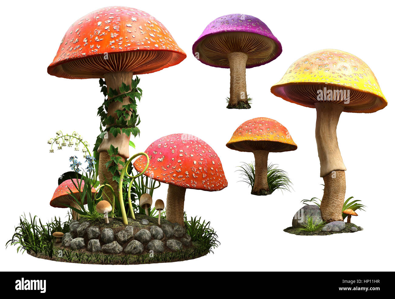 Fairy mushrooms hi-res stock photography and images - Alamy
